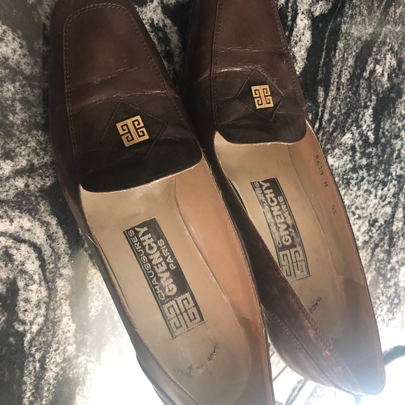 Givenchy | Shoes | Givenchy Brown 275 Heel Classic Vintage | Poshmark